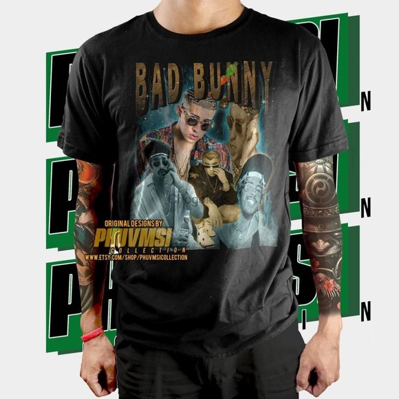 Shirts | Bad Bunny Merchandise Rapper Hip Hop Music Album Classic Ret ...